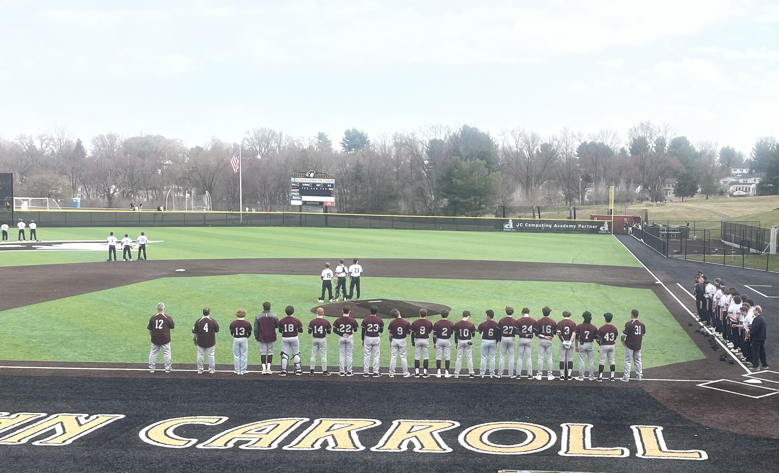 Great visit to John Carroll HS – HUSKIES BASEBALL Matawan H.S.